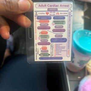 Digital ACLS Badge Buddy Updated Digital File PDF for DIY Printing and ...