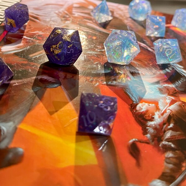 Zero-one hatsune Miku Inspired Dice Set for Dungeons and Dragons ...