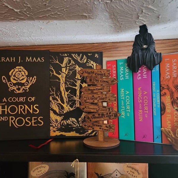 Bookshelf Decor, Bookish Accessories, Library Sign, Book Sign, Dragon ...