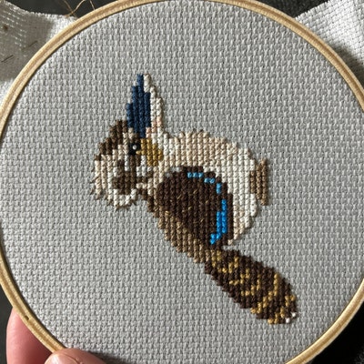 Animal Cell Cross Stitch Pattern PDF Cross Stitch Elements ONLY - Etsy