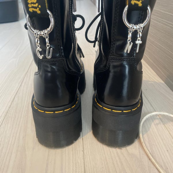 Evil Eye Sacred Heart Boot Charms - Etsy