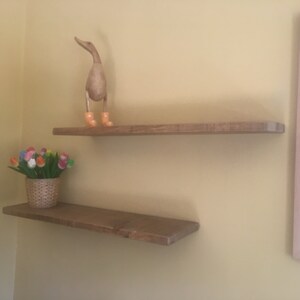 Limed Oak Floating Shelf 4.5cm Thickness - Etsy UK