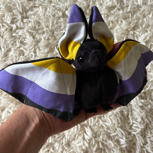 Handmade Blue Transgender Pride Bat Doll Made to Order LGBTQIA Gift - Etsy