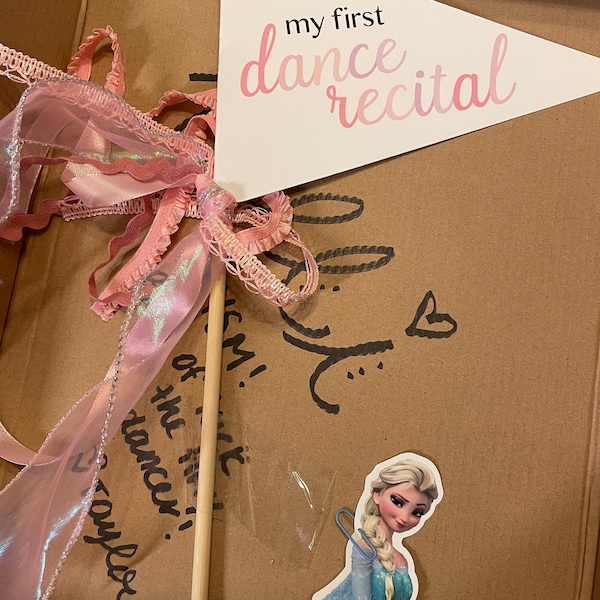 Dance Recital Pennant Flag PRINTABLE | My First Dance Recital | Pennant ...