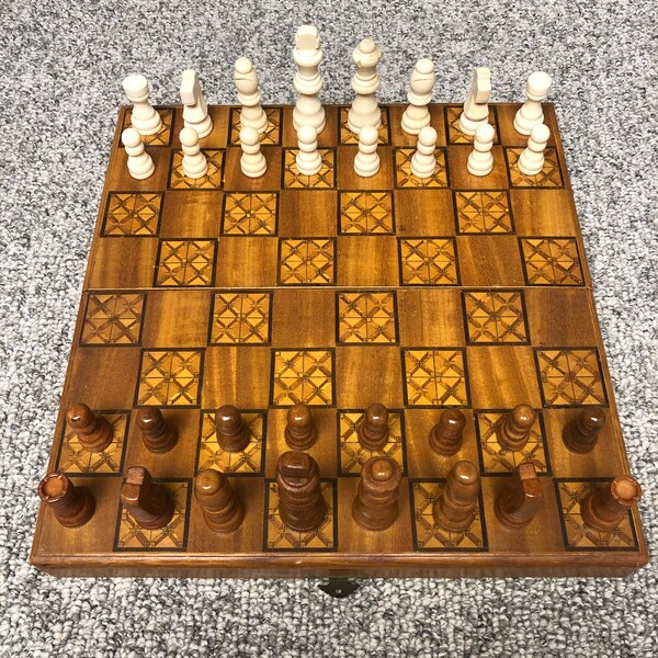 Large Size Backgammon Checkers Chess Set .mosaic Inlaid Classic ...