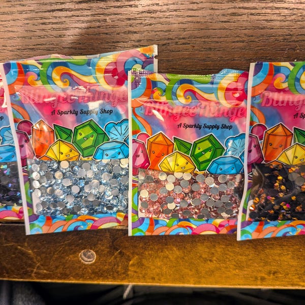 LONG FAKE Sprinkles Polymer Clay Kawaii Decoden Faux Topping Diy Slime ...