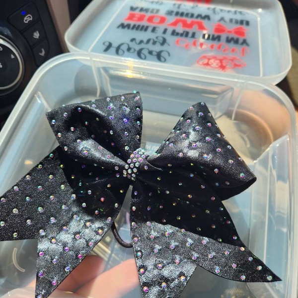 Cheer Bow Box - Great for Keeping Cheer Bows Perfect! Cheer Comps, Big ...