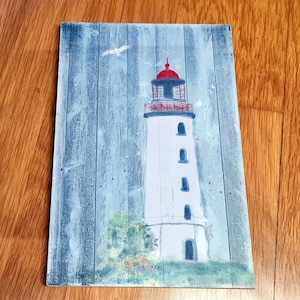 MÖWENPAAR Maritimes Bild auf Holz Leinwand Kunstdruck Print Wanddeko Rustikal Möwen Seevögel ...