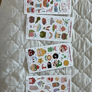 Crafting Vinyl Sticker Sheet Happy Mail Stickers Kawaii Stickers Cute ...