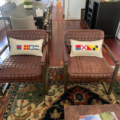 Custom Nautical Flag Pillow - Etsy