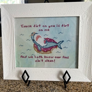 Biting Booth Shark Cross Stitch Pattern PDF - Etsy