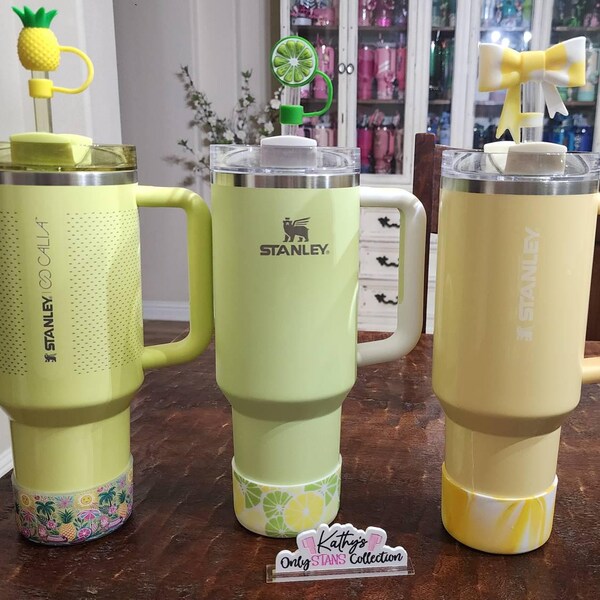 White Flower 10mm Straw Topper - Etsy