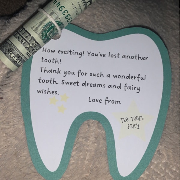 Editable Tooth Fairy Letter Instant Download - Tooth Shape - Printable ...
