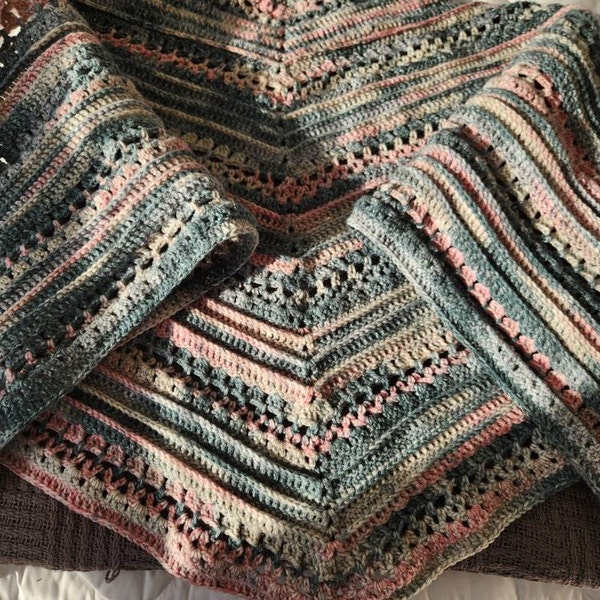CROCHET PATTERN + VIDEO - This is Me Shawl - Top-down Triangle Shawl ...