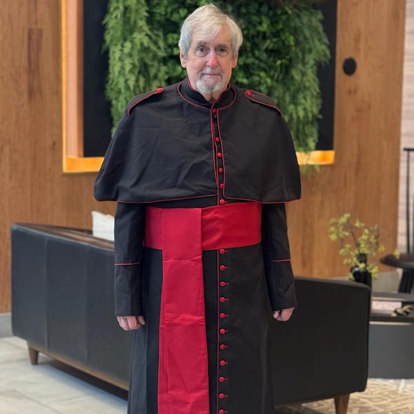 Free Sash - Custom-sized Roman Cassock Clergy Robe – Traditional Priest ...
