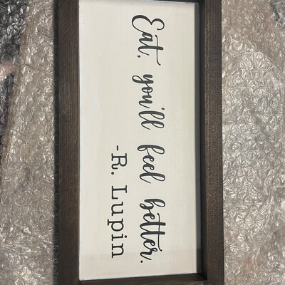 Eat Youll Feel Better Sign - Etsy
