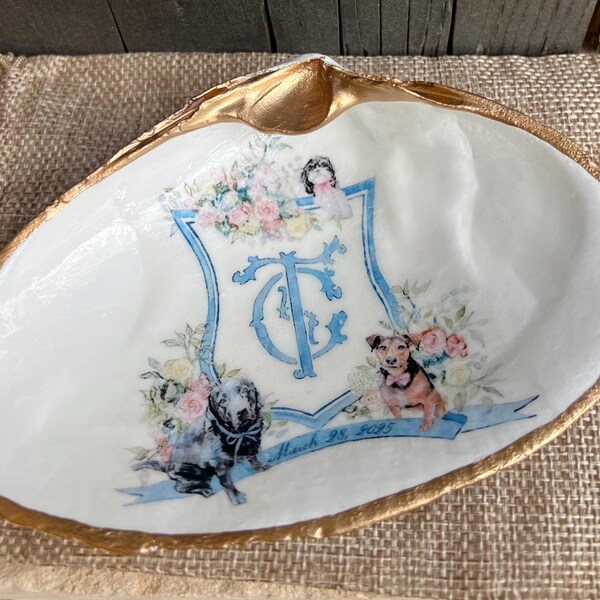 Luxury Bachelorette Bridal Party Custom Name Clam Shell Gift ...