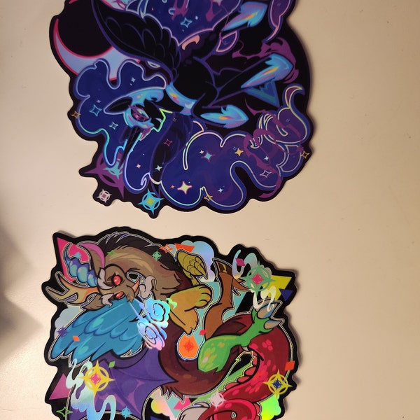 3.5 X 4 Holographic Discord MLP Vinyl Sticker - Etsy
