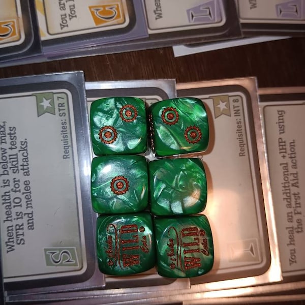 Fallout Nuka Cola 2d20 Dice 6x D6 - Etsy