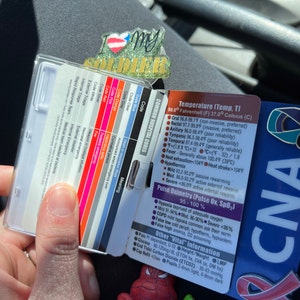 Lab Values Badge Pocket Card Reference Vertical for Nurse - Etsy