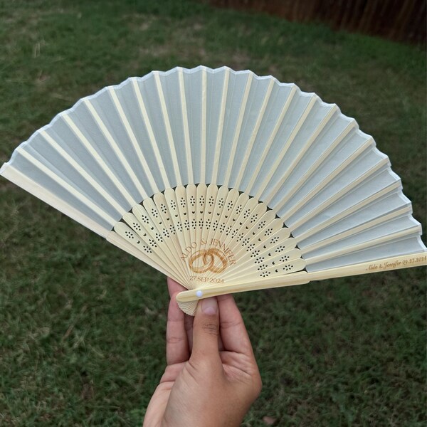 10PCS Custom Hand Fan,wooden Wedding Fan,bulk Wedding Favors,wedding ...