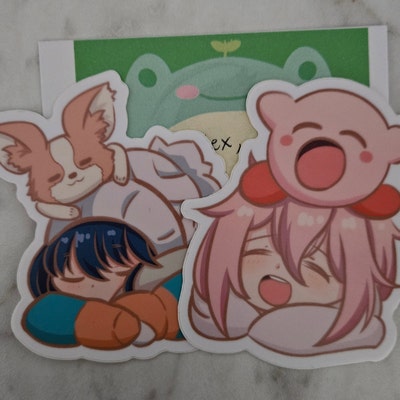 Sloth Panda Snorlax Sleepy Pile Vinyl Sticker Cute Pokemon Kawaii ...