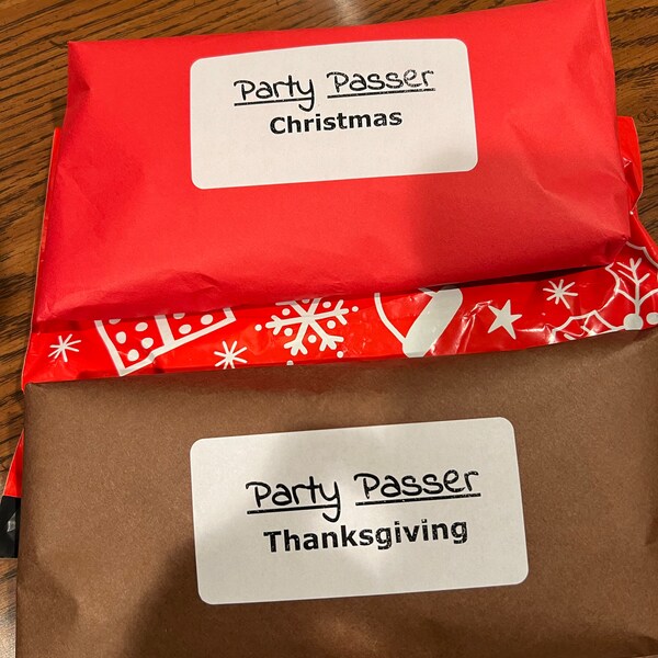 Party Passer Birthday, a Group Unwrapping Game - Etsy