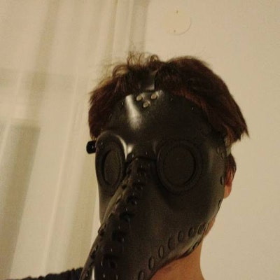 Schnabel Plague Doctor Mask in Leather choose Color - Etsy