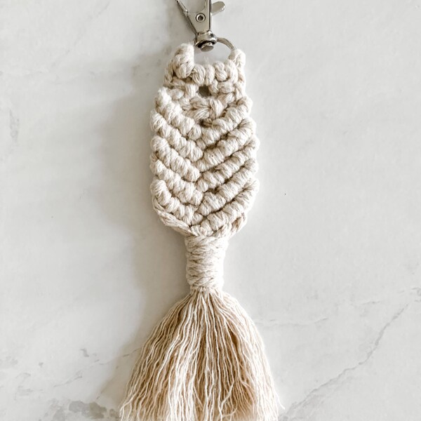 Digital Macrame Keychain Pattern PA05 - Instant Download - Etsy