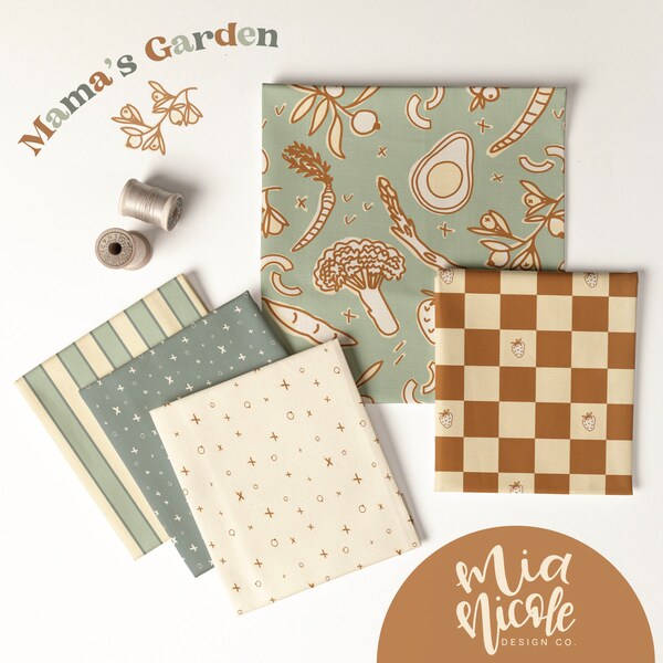 Fabric Mockup, Folded Stacked Fabric Swatches, Fall Collection for SPD ...