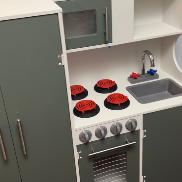 Play Twisting Knob for Kids Kitchen, Includes Mounting Bracket for Easy ...