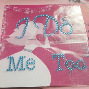 Team Bride Rhinestone Shoe Stickers Crystal Shoe Set Bride and ...