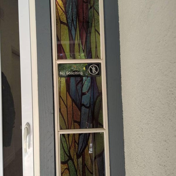 Tree of Life Privacy Windows Film Stained Glass Window Stickers Static ...