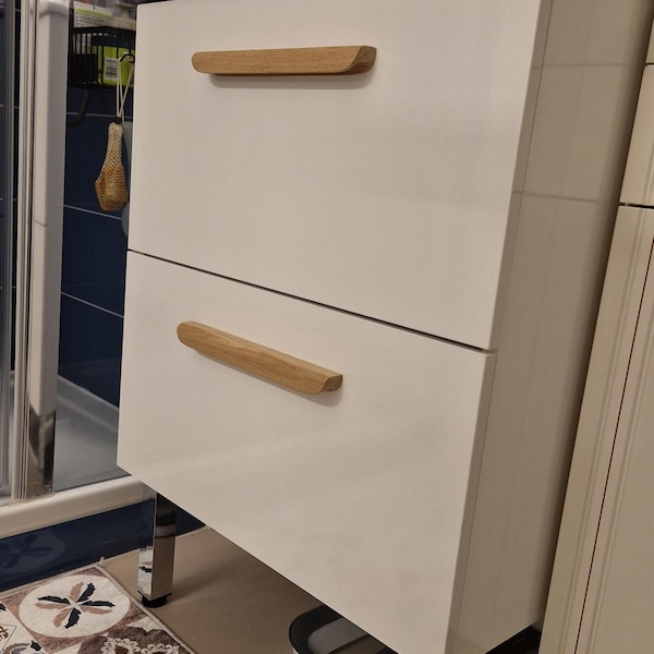 Minimalist Handles, Fashionable Design, Unique Furniture Handles, Oak ...