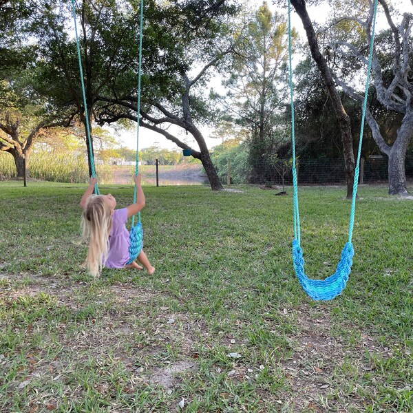 Salty Rope Swing, Lobster Rope Swing, Rope Swing, Blue, Yellow, Green ...