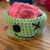 Zombie Brain Coasters Crochet Pattern, Halloween Crochet Pattern ...