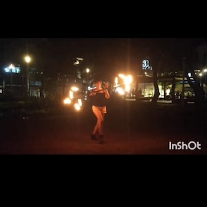 Fire Fans 7 Ceramic Wick, Spinning Props, Belly Dance Fans, Tech Fan ...