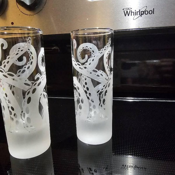 Flaming Hearts Shooter Glass - Fire - Flames Shot Glasses - Cordial ...