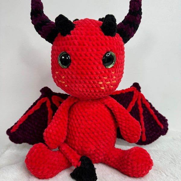 Baby Devil Demon Crochet Amigurumi Pattern | Pdf-pattern | ENG / SPA ...