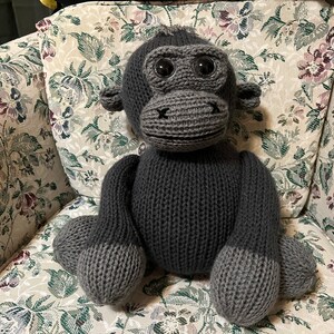 Baby Gorilla Circular Knitting Machine Pdf Pattern Sentro Addi Express ...