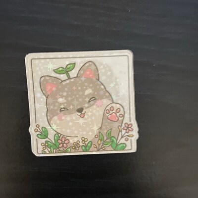 Silly Pomsky Sticker Sheet Cute Chibi Kawaii Dog Stickers, Digital Art ...