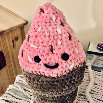 Ice Cream Cone Plush Crochet PATTERN Amigurumi - Etsy