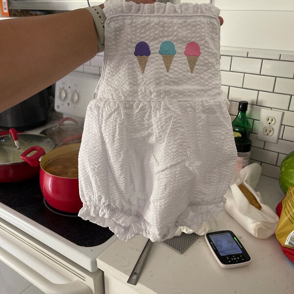 Ice Cream Romper, Ice Cream Party Outfit, Ice Cream Bubble, Ice Cream ...