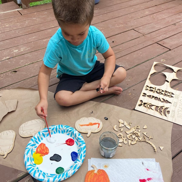 Build Your Own Jack-o-lantern Laser Cut Digital File | Cute Halloween ...