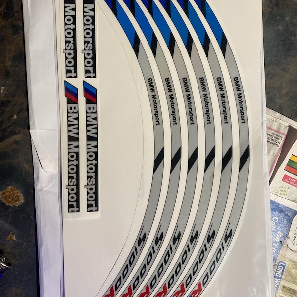 Reflective Motorcycle Stickers Set Graphics Fairing Panniers Helmet ...