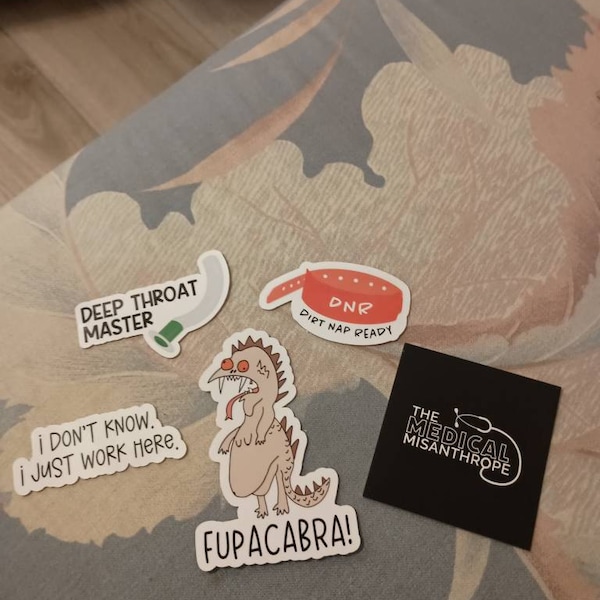 MD Aware Sticker, Funny Doctor Decal, Health Care Humor, Snarky ...
