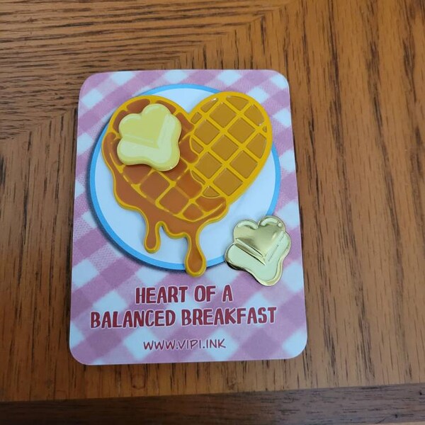 Heart of a Balanced Breakfast Pins (pancakes Waffles Butter Food Cute ...