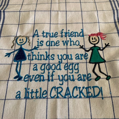 A True Friend Machine Embroidery Design, Embroidery Designs, Machine ...