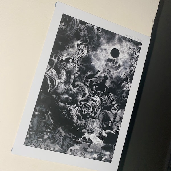 Anime Poster Wall Art Manga Gift Ideas, Shonen Manga Present, Anime Art ...