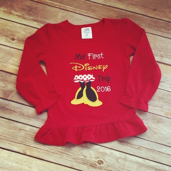Character Inspired Miss Mouse Feet - Legs - Shoes Embroidery Applique ...